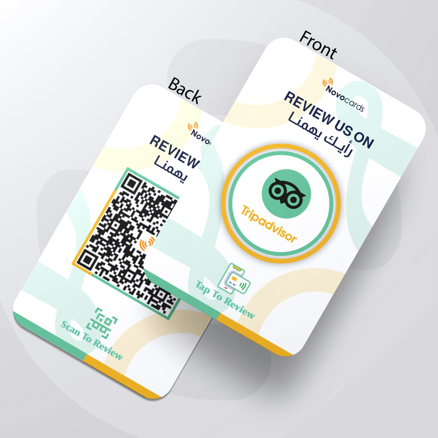 TripAdvisor Review Card | Novocards UAE