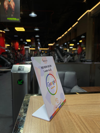 Shop Google Review Stand | Novocards UAE